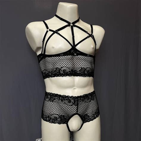 Open Butt Lingerie Etsy