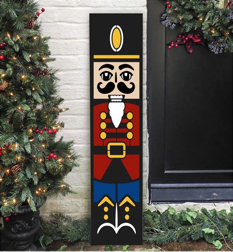 Nutcracker Stencil Christmas Porch Stencil Winter Stencil Mylar