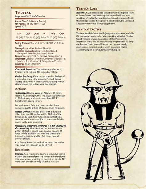 Complete Modrons 14 Variants Each With Lore Dcs And Tactics R