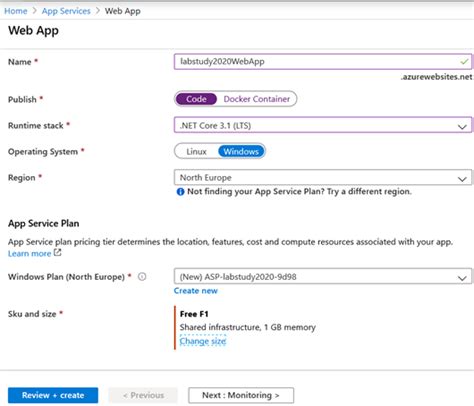 azure configure web app and licenses stephen hackers blog