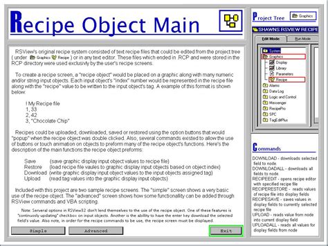 Rsview32 Recipe Object Demo The Automation Blog