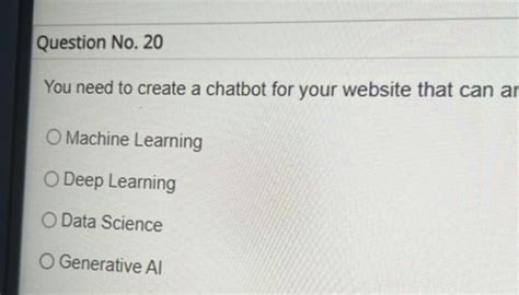 Question No You Need To Create A Chatbot Studyx
