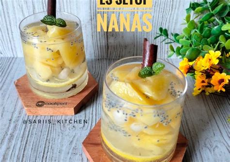 Resep Es Setup Nanas Oleh Saris Kitchen Cookpad