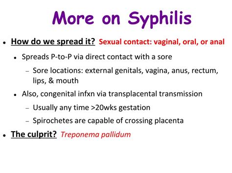 Ppt Syphilis Powerpoint Presentation Free Download Id 3085470