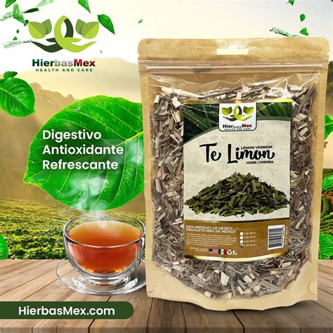 Té Limón Lemon Grass 4 Onzas Hierba Del Limón Natural Hierbasmex