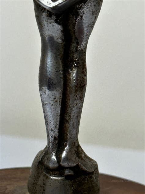 Antiques Atlas Art Deco Bronze Lady Dancer Car Mascot Figurine