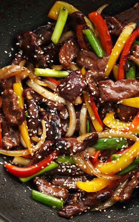 Sweet Beef Stir Fry Chinese Beef And Vegetable Stir Fry