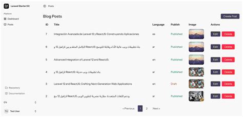 Laravel Reactjs Starter Kit Add Multi Language Support Arabic