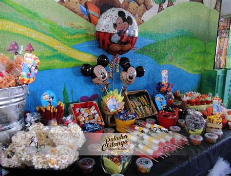 Temática Mickey Mouse Paladar Chilango