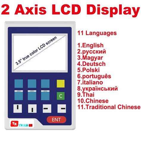 Mini Eszterga Cnc Mill Lcd Dro Yh800 2a Digitális Leolvasási Készlet 11 Nyelvű Gyors Hajó Fixo Hu