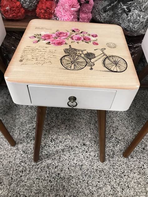 Помощна масичка с чекмедже дървена Маса Мебели за дома и офиса Банкя Помощна масичка