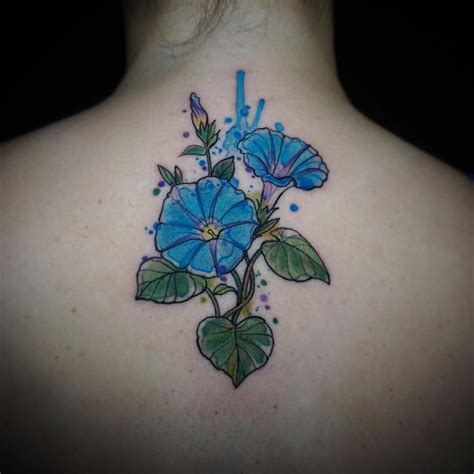 Morning Glory Tattoo Watercolor