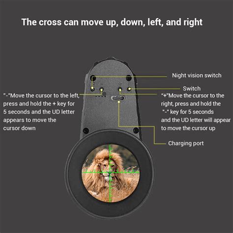 M Cross Cursor Night Vision Sight X Infrared Digital Scope Monocular Hunting EBay