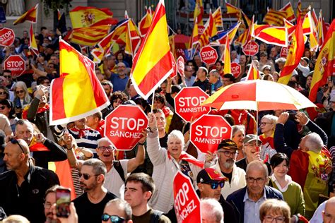 Las Manifestaciones Contra La Amnistía En España En Imágenes Fotos