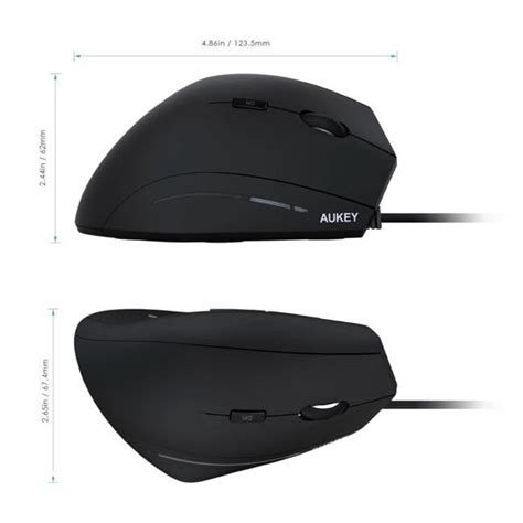 Aukey Vertical Ergonomic Mouse Km C2 Computers And Tech Parts