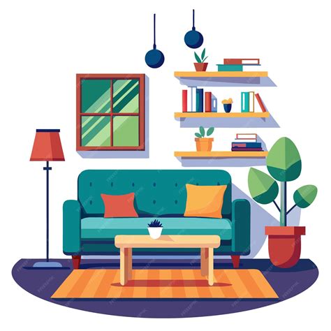 Living Room Interior Design Clip Art Design Clip Art And Vector Design