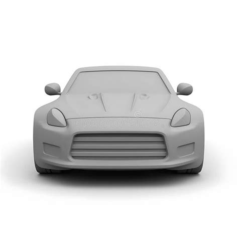 Clay Model Sports Car Stock Illustration Illustration Of Design