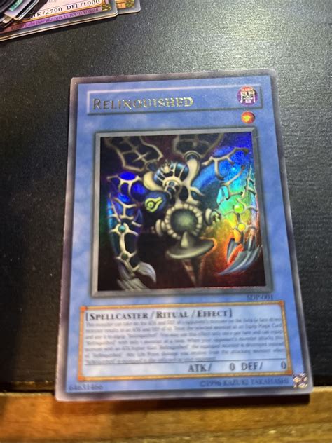 Mavin Yu Gi Oh TCG Relinquished Starter Deck Pegasus SDP 001 1st