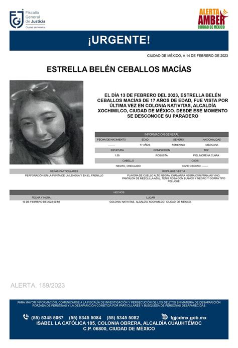 Fiscalía CDMX on Twitter Ha sido localizada la menor de edad