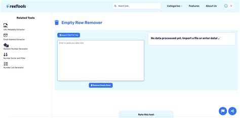 empty row remover tool remove blank lines from text or csv