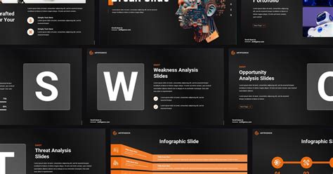 Презентация с искусственным интеллектом Шаблон Powerpoint Шаблоны презентаций Включая темно