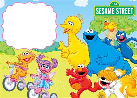 Free Printable Sesame Street Invitation Templates In 2025 Sesame