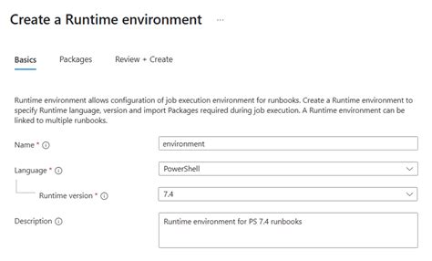 Manage Runtime Environment And Associated Runbooks In Azure Automation Microsoft Learn