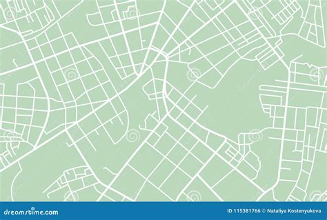 Mapa de calle de la ciudad ilustración del vector Ilustración de cuadrado 115381766