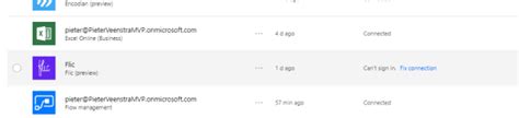 Broken Connections In Power Automate