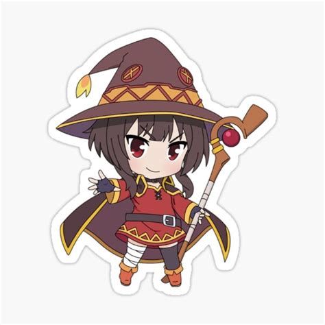 Konosuba Megumin Sticker For Sale By Lawliet1568 Redbubble
