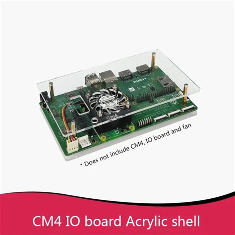 vỏ mica trong suốt cho raspberry pi cm4 io board