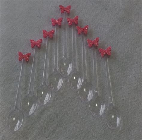 Mini Colher Com Aplique Borboleta Elo7 Produtos Especiais