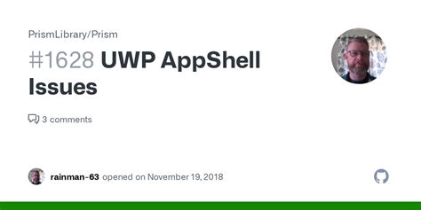 UWP AppShell Issues Issue PrismLibrary Prism GitHub