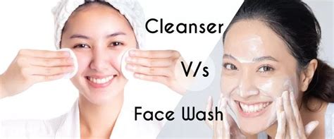 What Are The Key Differences Between Face Cleanser And Face Wash