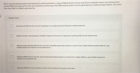 Solved When Cloning Eukaryotic Genes Into Bacteria For