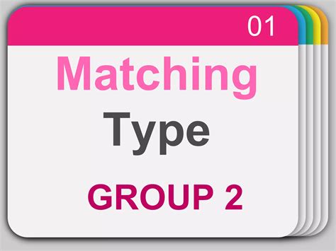 Matching Type Ppt