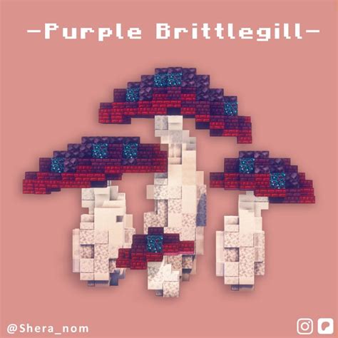 Mushroom Assets Pack P 2 Sheranom Minecraft Designs Minecraft Crafts Minecraft Projects