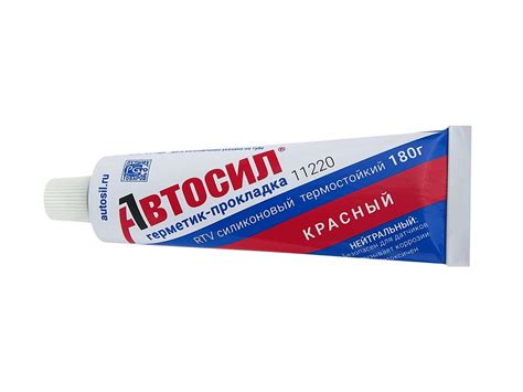 Купить герметик-прокладка «АВТОСИЛ 11220» красный, 180 г | Автосил в Казани