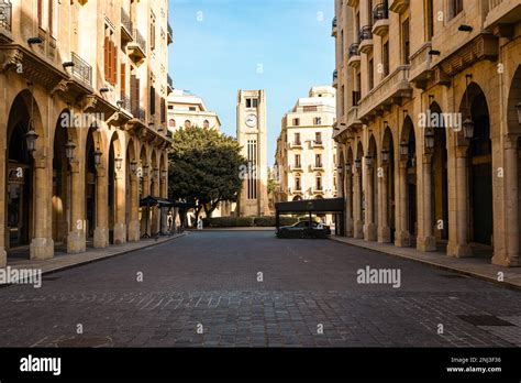 View Of Nijmeh Square In Beirut Traditional Architecture In The Old