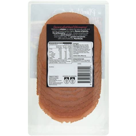 Plantitude Smoked Ham Plant Based Slices G Woolworths