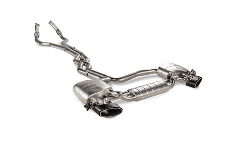 Akrapovic Link Pipe Set For C8 Audi Rs6 Avant