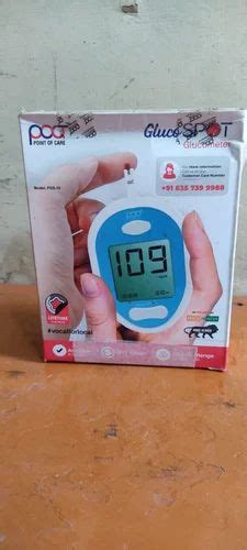 Poc Gluco Spot Glucometer At Rs 260piece Sugar Test Machine In