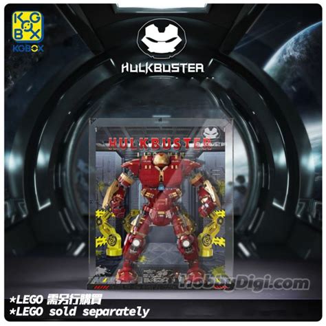 Kgbox Display Box For Lego Marvel Superheroes 76210 Hulkbuster