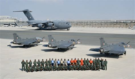 Iaf Contingent Arrives For Dubai Airshow Featuring Indigenous Tejas