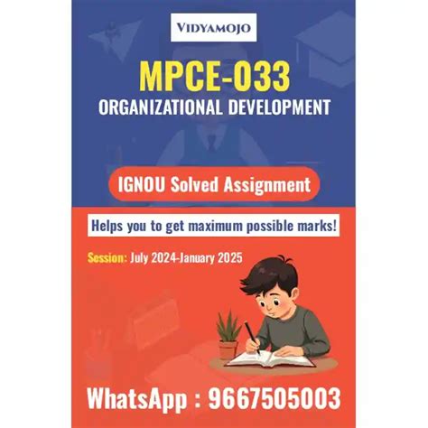 IGNOU MPCE Solved Assignment PDF Download