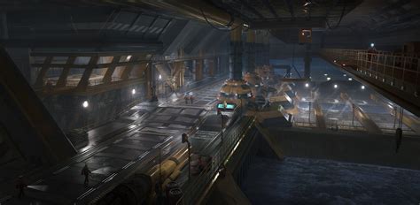 Artstation Sci Fi Interior Psd And Commentary Tutorials