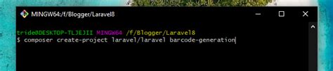 How To Generate Barcode Using Laravel 8