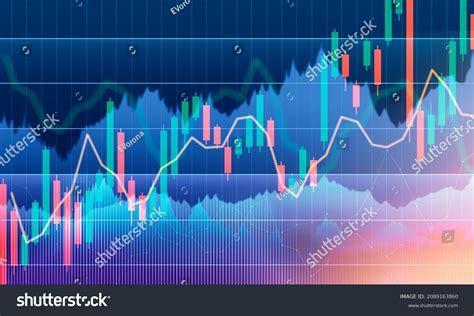 Abstract Business Chart Fluctuated Line Graph Stock Illustration 2089163860 Shutterstock