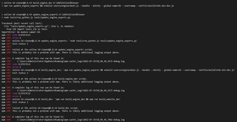Error Occurs When Npm Run Builddev Is Executed · Issue 295 · Kovacsv