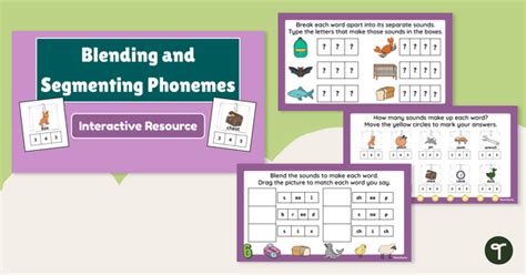 Segmenting Words Teaching Resources Teach Starter